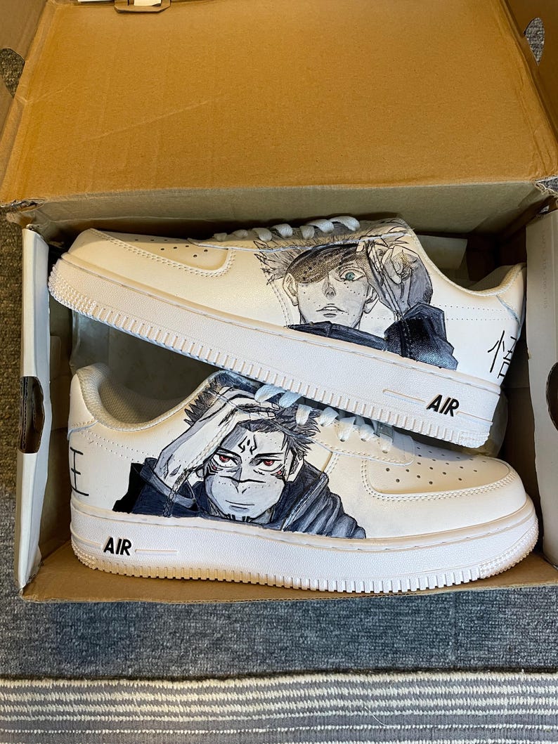Custom JJK Anime Air Force 1’s - Etsy