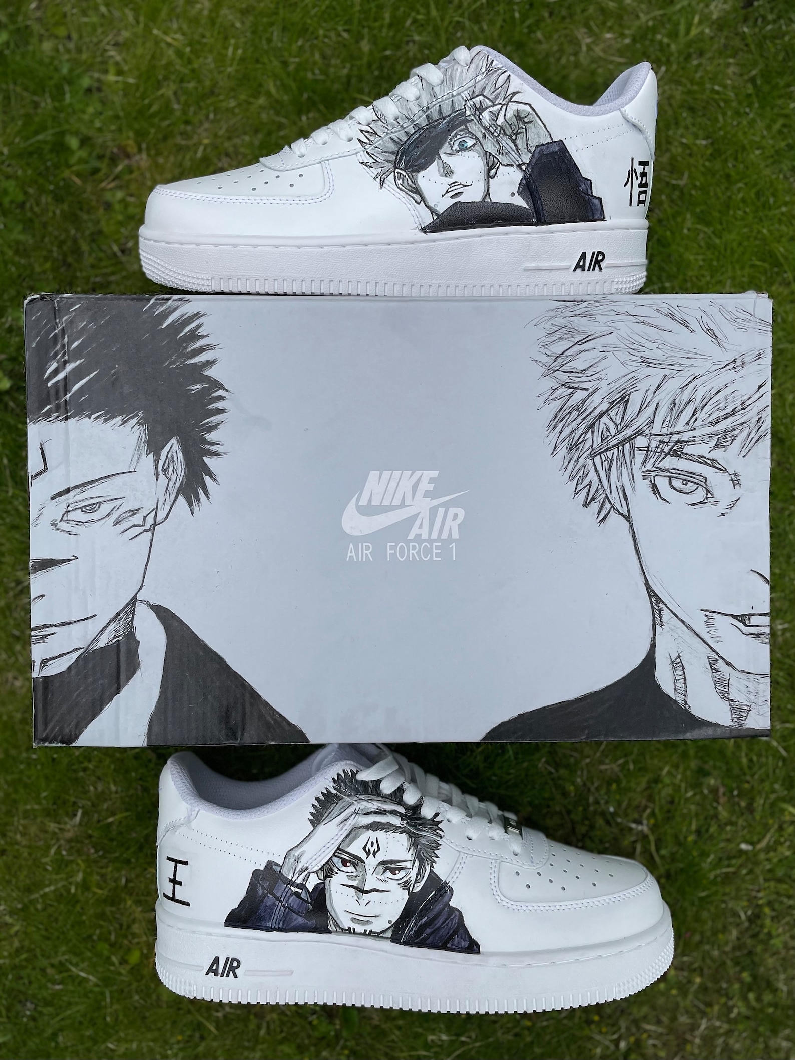 Custom JJK Anime Air Force 1’s - Etsy