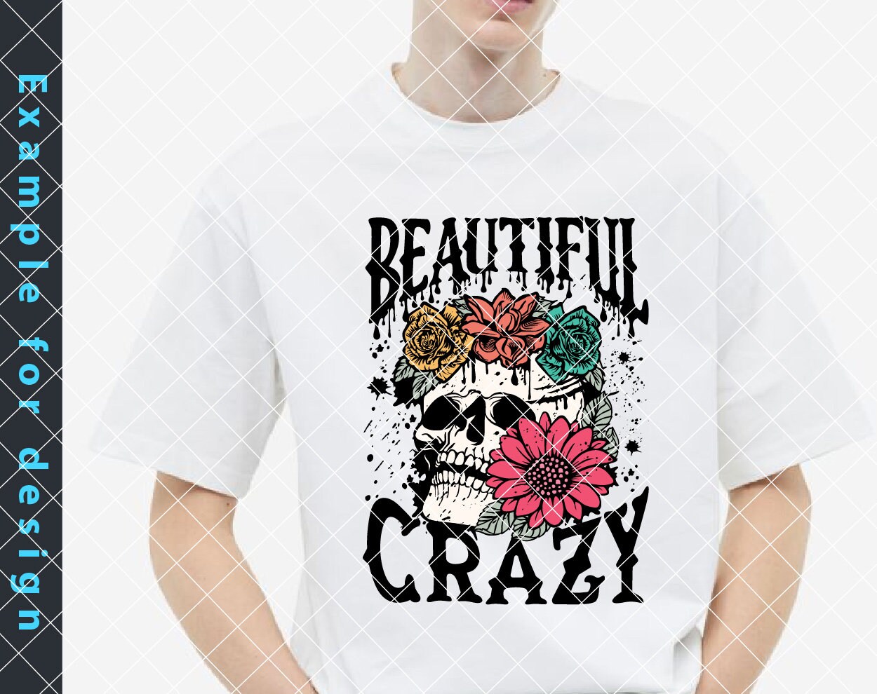 Beautiful Crazy PNG SVG, Beautiful Crazy With Floral Svg, Country ...