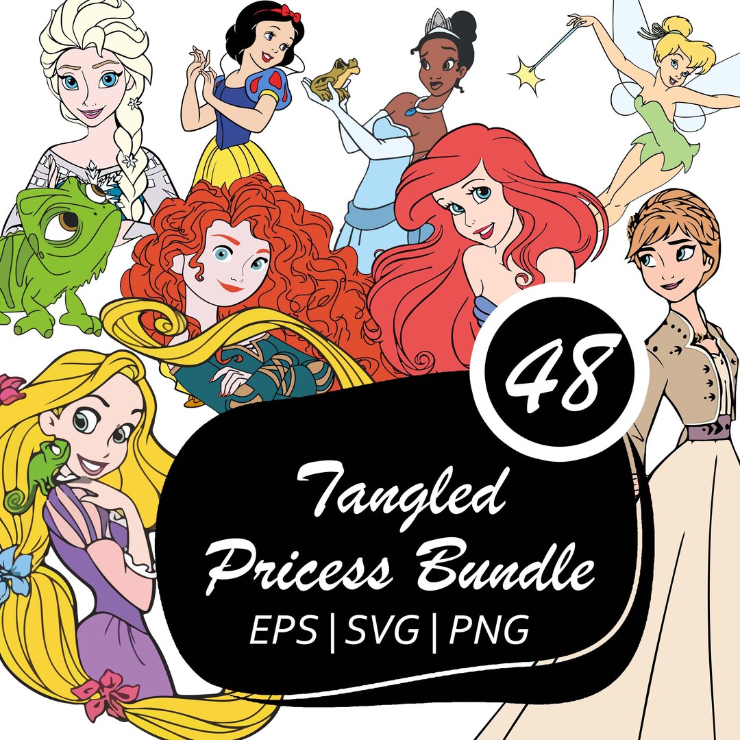Tangled PNG Mega Bundle, Tangled SVG, Flynn Rider Svg, Rapunzel Png ...