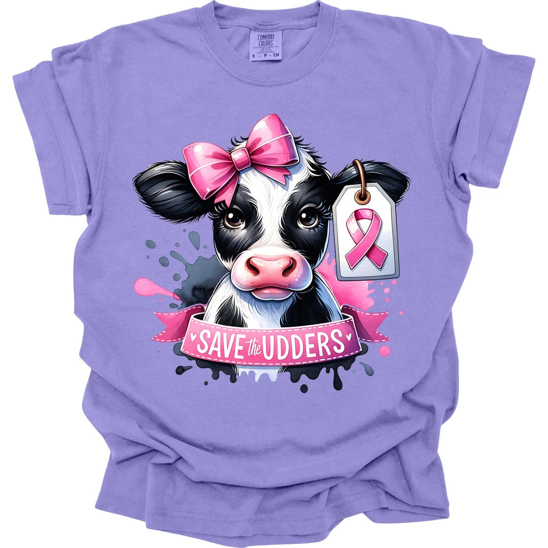 Save the Udders Png, Breast Cancer Awareness Png, Cancer Png, Cow Png ...