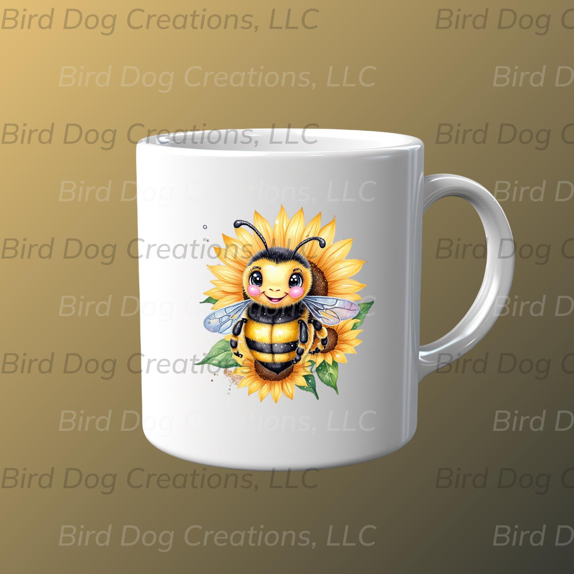 Cute Bumblebees Clipart Bundle - Honey Bee PNG for Sublimation Design ...