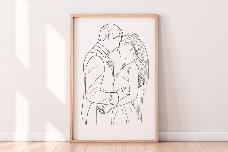 Single Line Drawing, Sketches From Photo, Line Drawing From Photo, Line ...