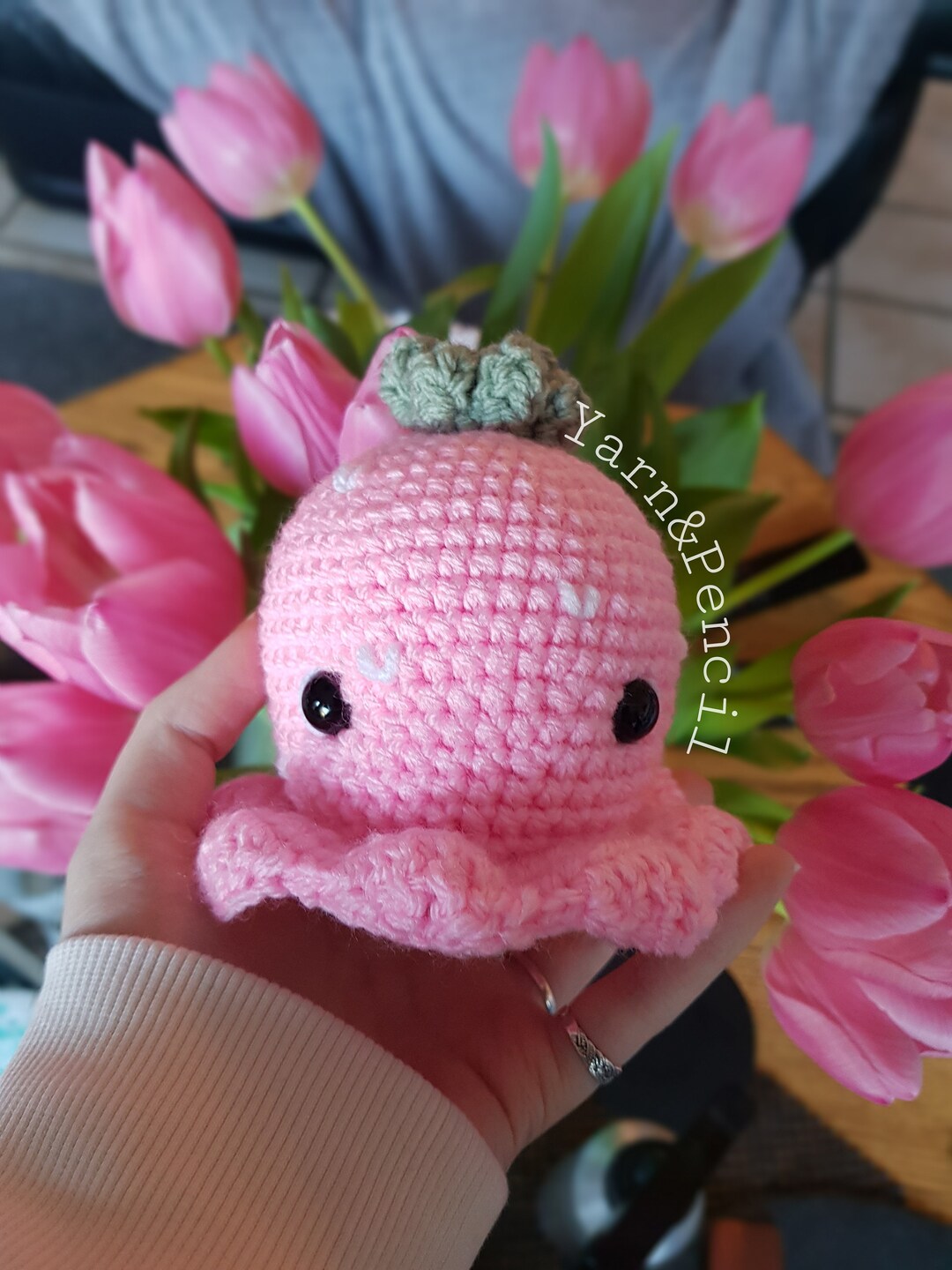 Strawberry Octopus - Crochet Pattern - Etsy