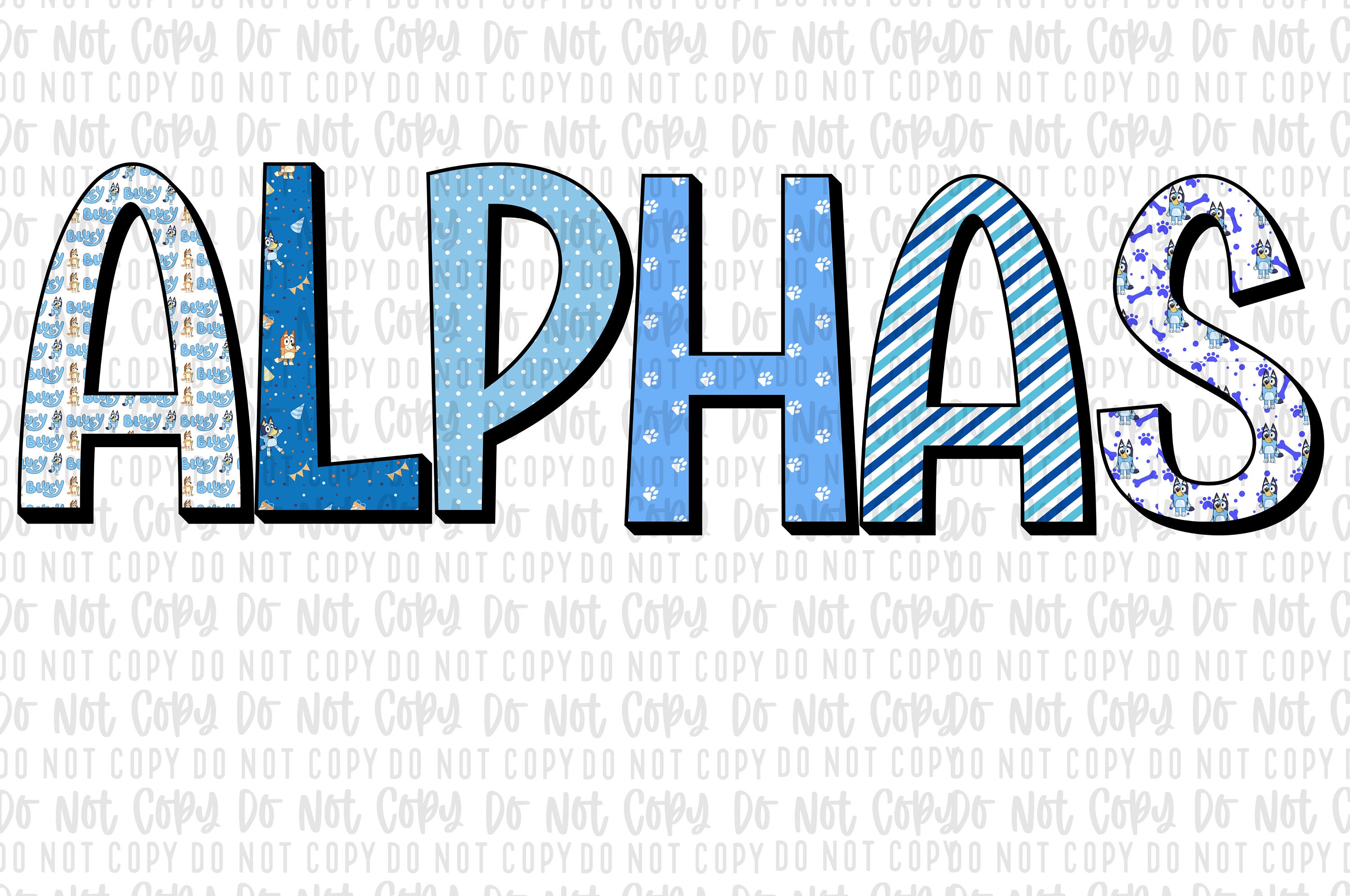 Boy Inspired by Bluey PNG Alpha - Etsy UK