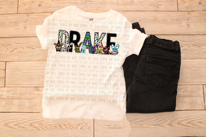 FNAF Inspired PNG Alpha Set - Etsy