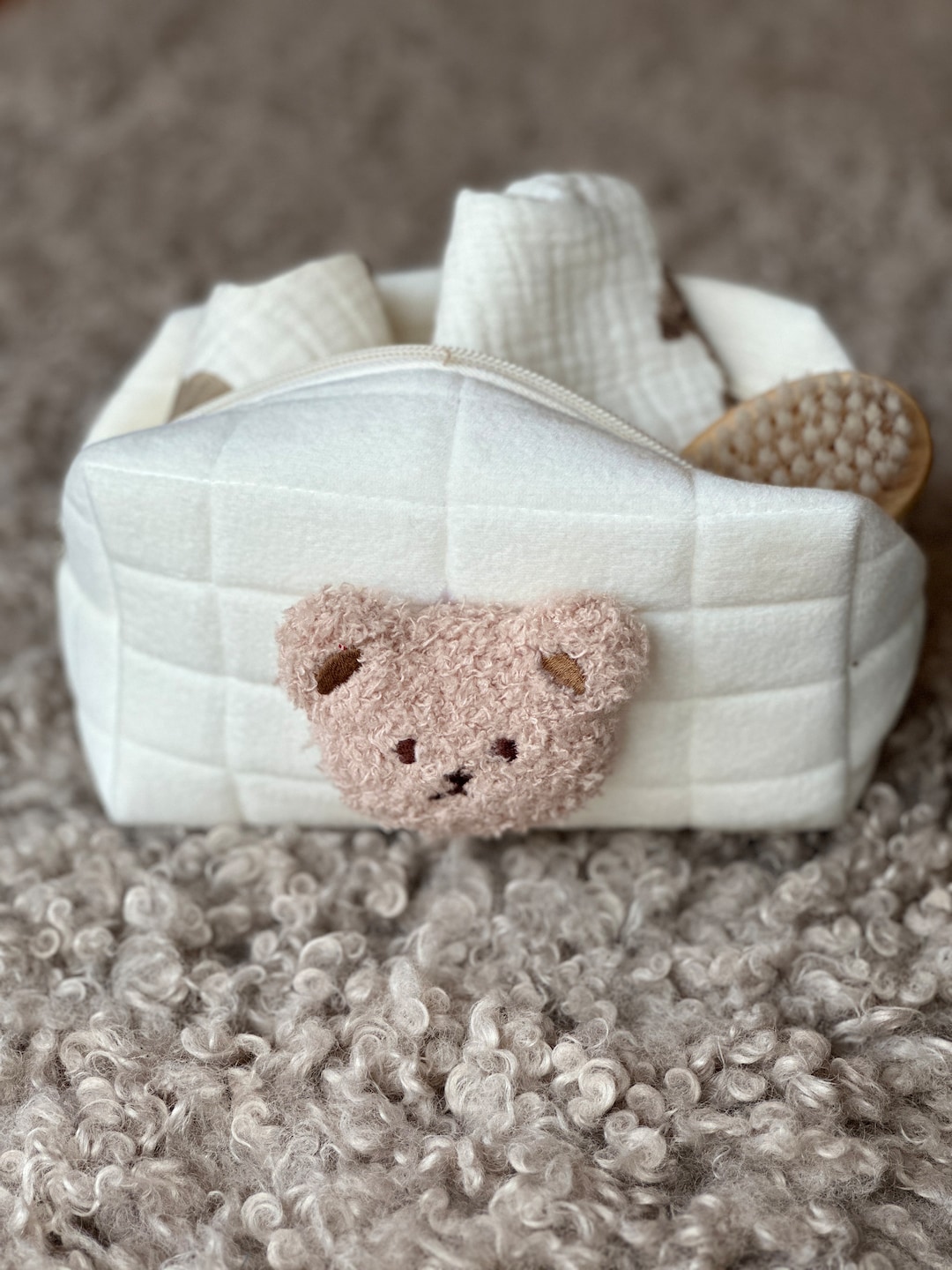Coco Bear Baby Essentials Pouch - Etsy