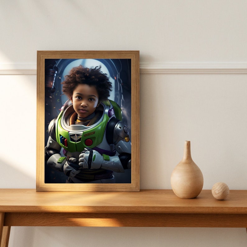 Personalized Buzz Lightyear Portrait,buzz Lightyear Portrait,custom Toy ...