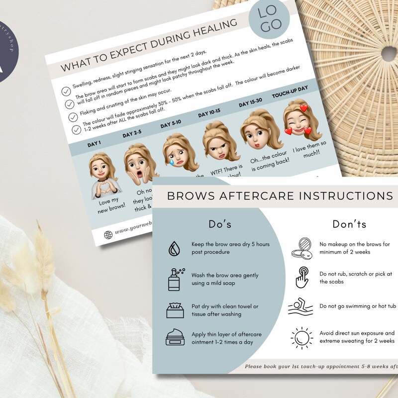 Microblading Aftercare - Etsy