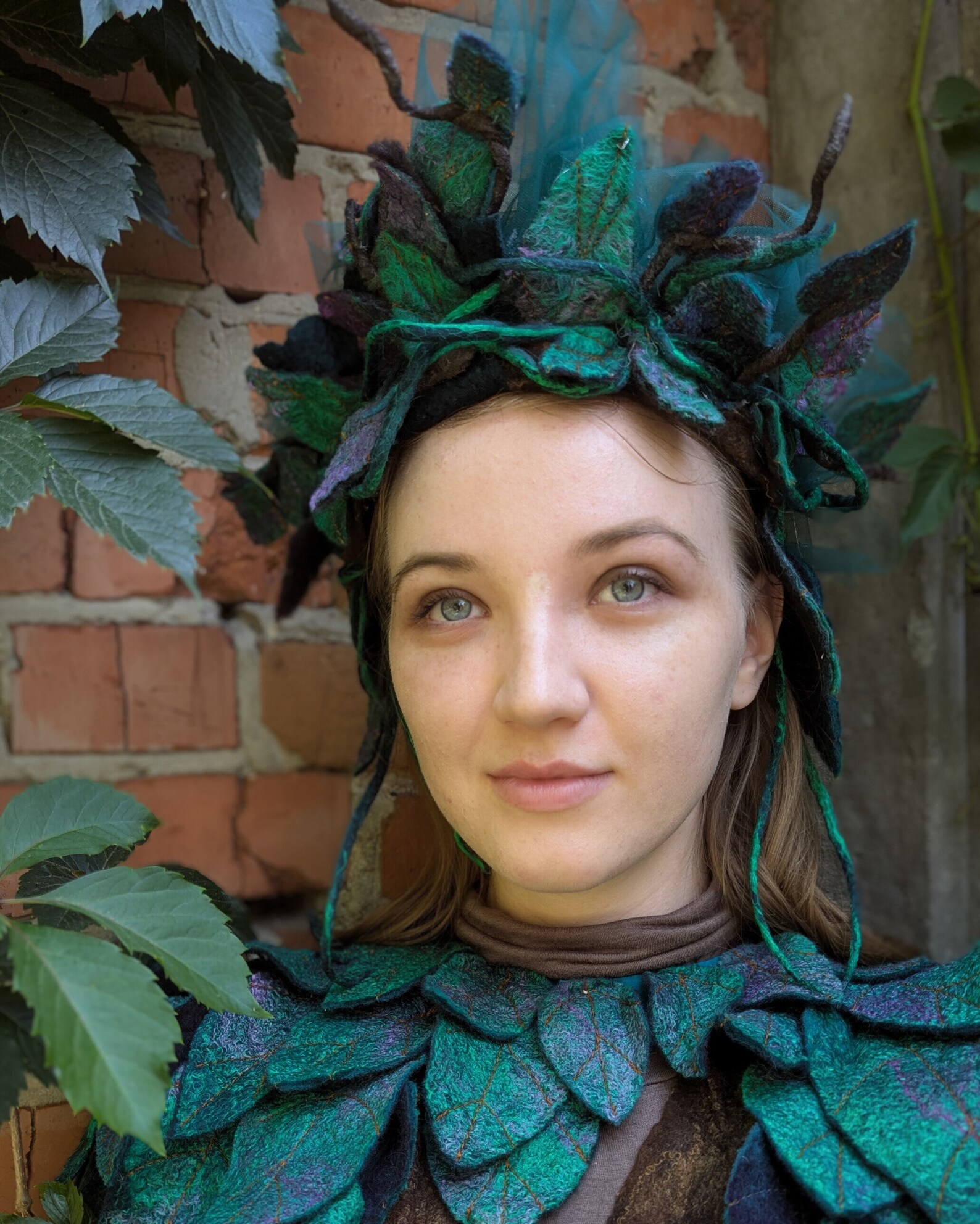 Enchanted Leaf Crown, Druid LARP Headpiece, Fairy Woodland Dryad ...