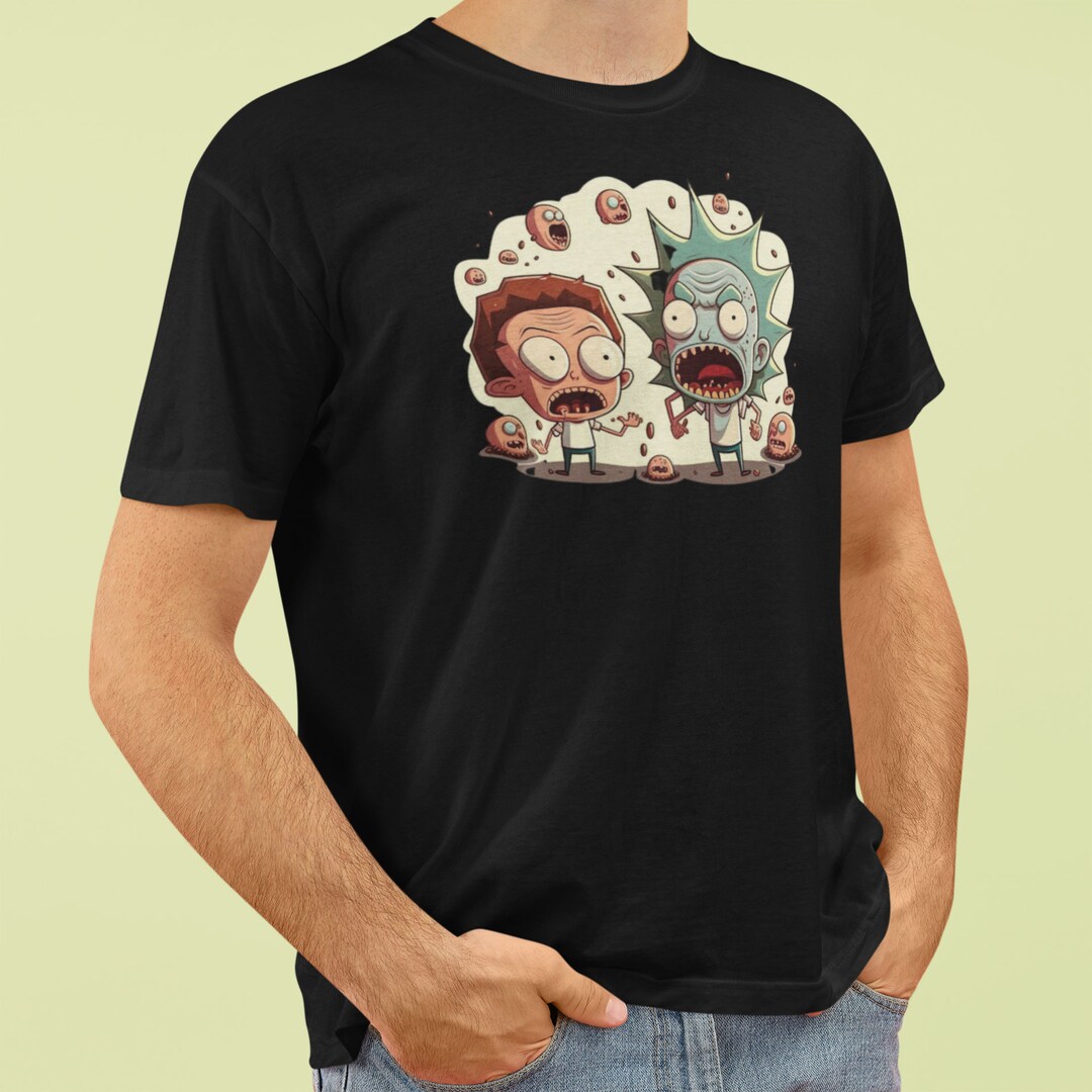 Angry Rick & Morty Animated Havoc Unleashed T-shirt - Etsy