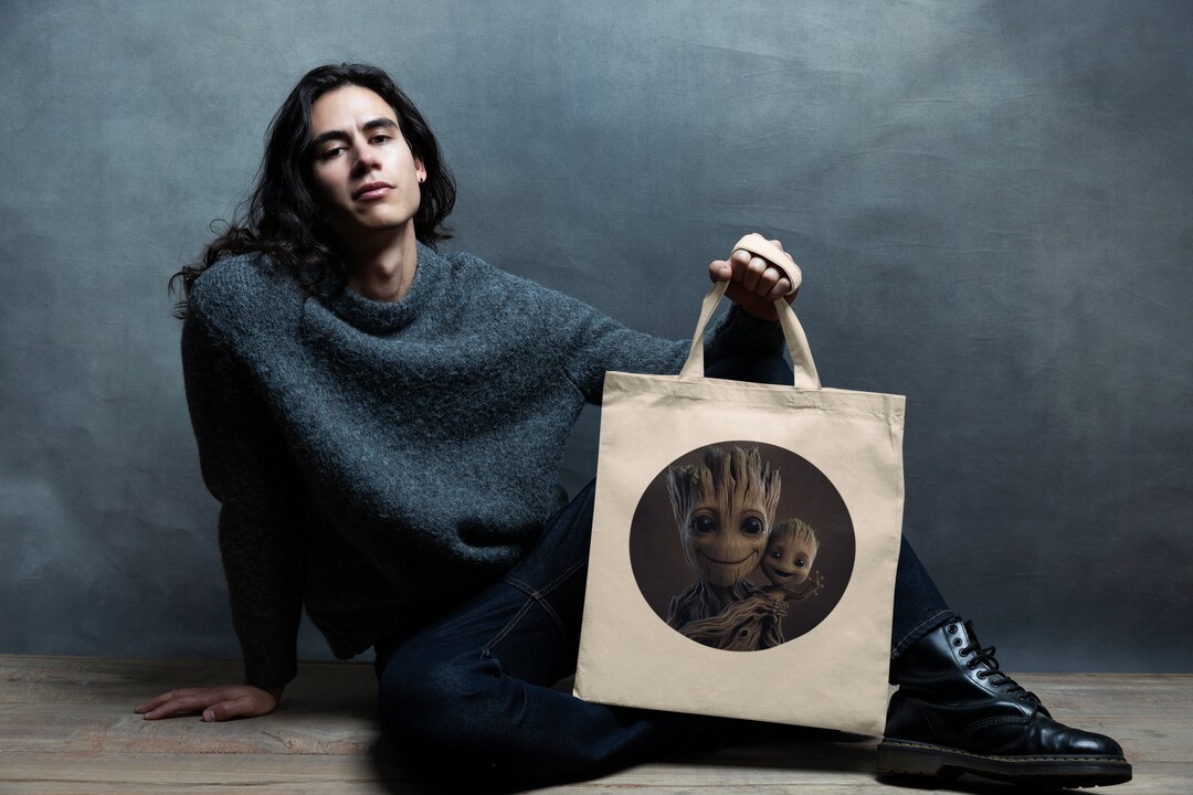 Heartwarming Harmony Mom & Baby Groot Love Tote Bag Carry - Etsy