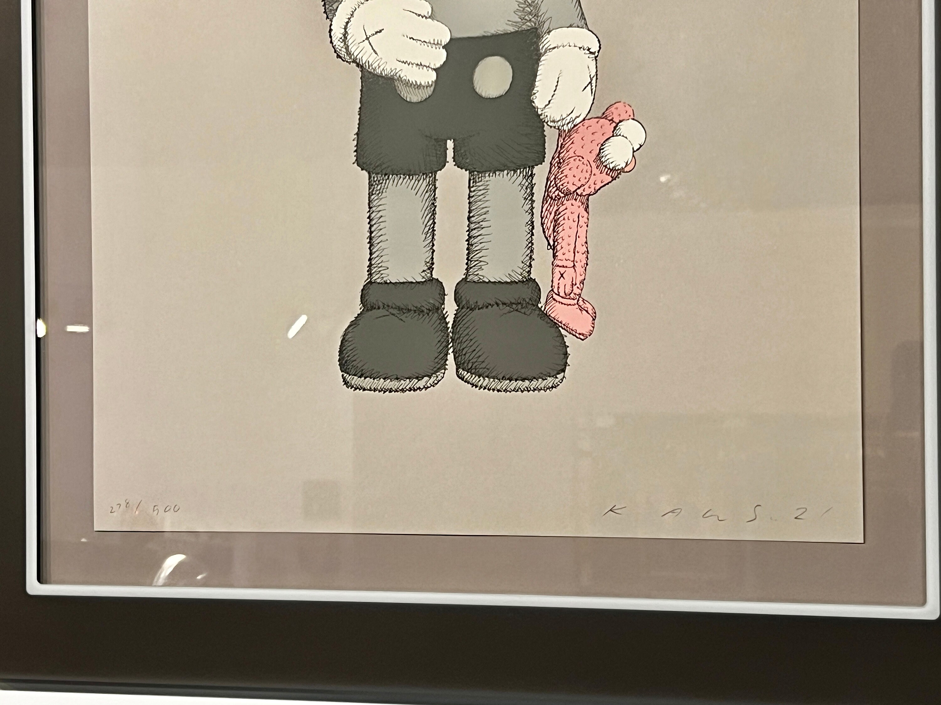 KAWS share Rare Limited Edition Framed Signed Lithograph, 2021, 16 X 20 - Etsy