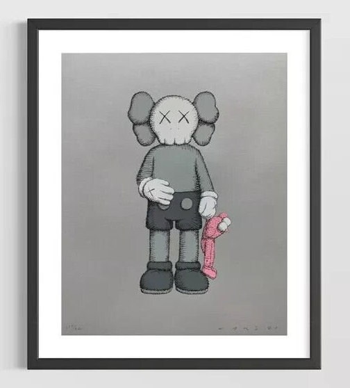 KAWS share Rare Limited Edition Framed Signed Lithograph, 2021, 16 X 20 - Etsy
