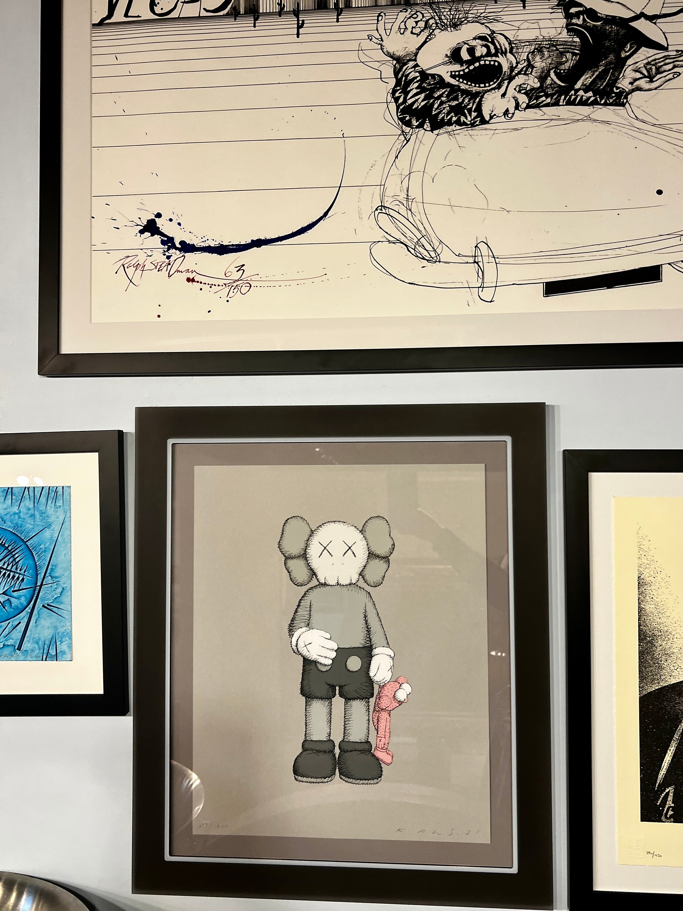 KAWS share Rare Limited Edition Framed Signed Lithograph, 2021, 16 X 20 - Etsy