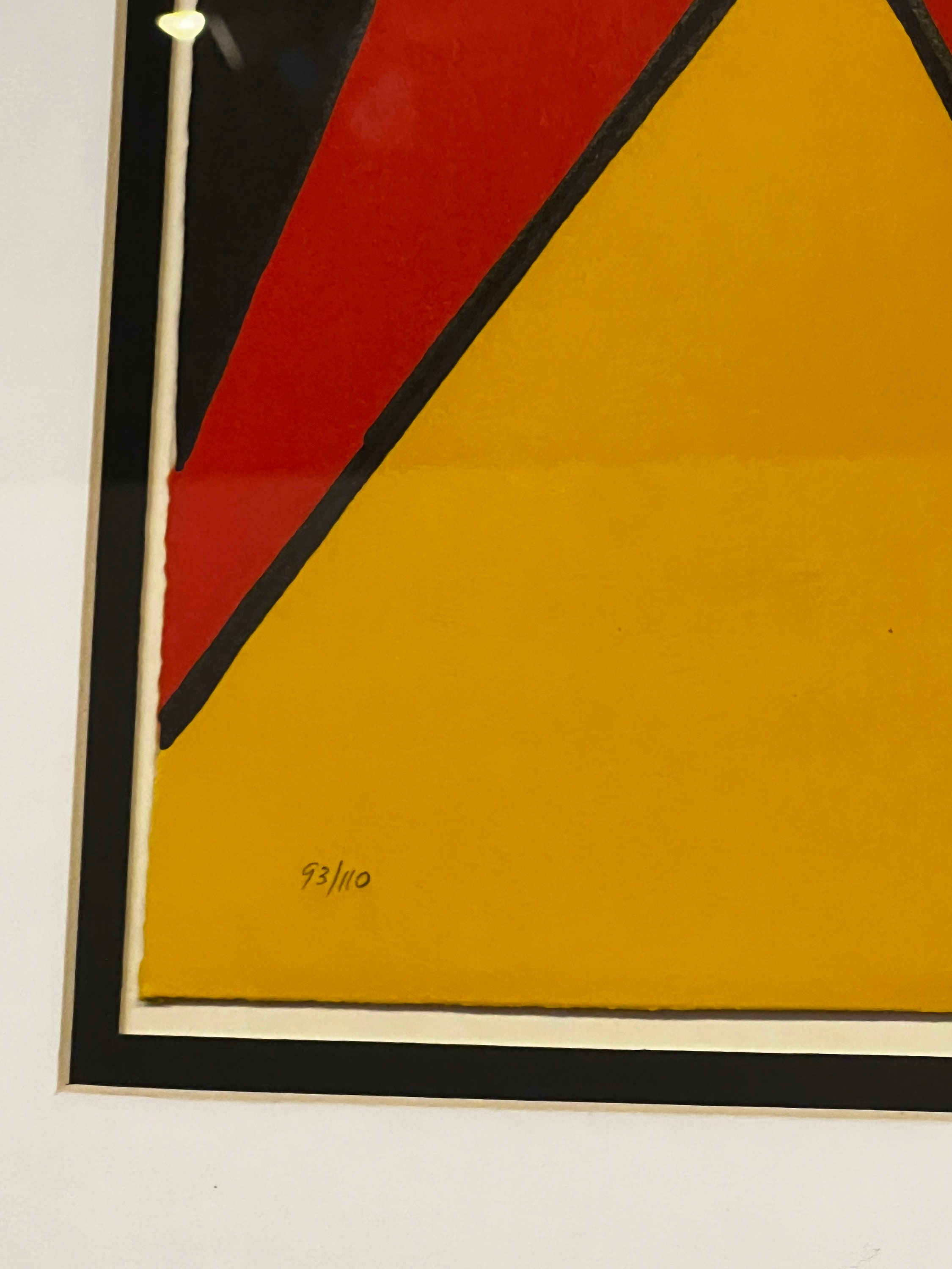 Red Pyramid by Alexander Calder 1970, 98 of 110, Hand Signed - Etsy