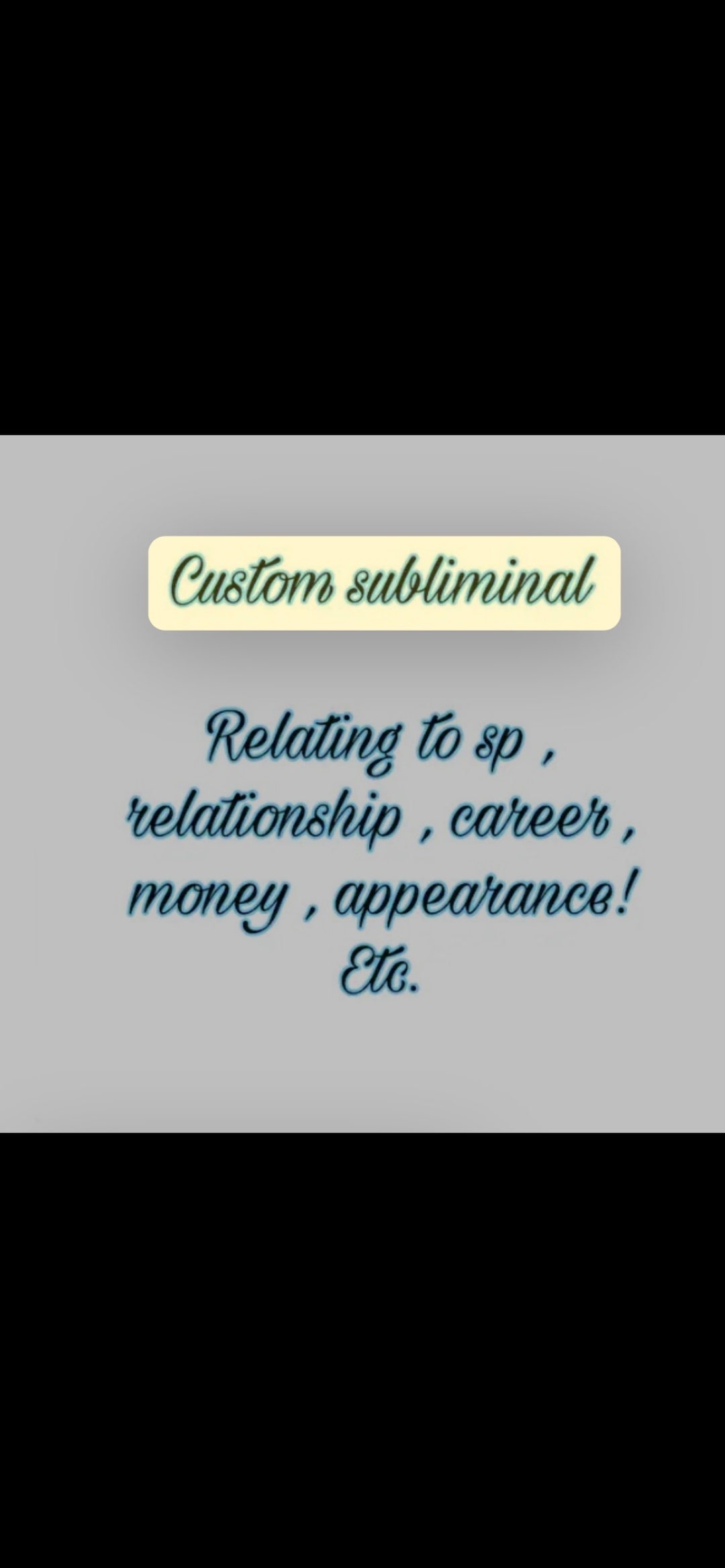 Custom Subliminal - Etsy