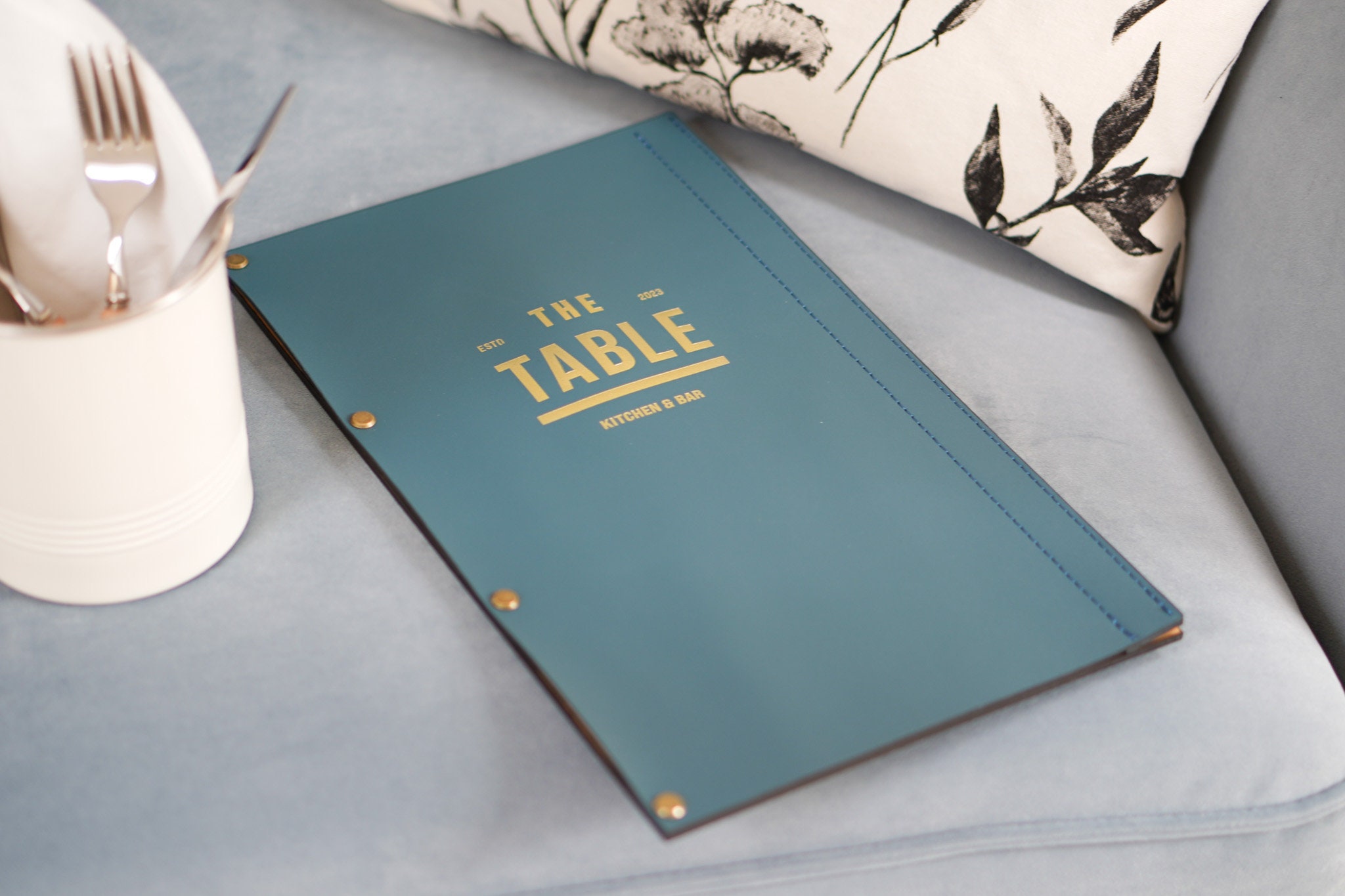 Menu Board, Leather Menu A4/US Letter, A5/US Half-letter, Leather Menu ...