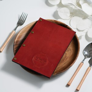 Menu Board, Leather Menu A5/US Half-letter, A4/US Letter, Leather Menu ...