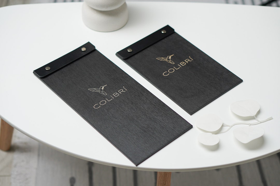 Board Menu, Wooden Menu , Leather Menu Cover, Custom Menu Cover, Menu ...