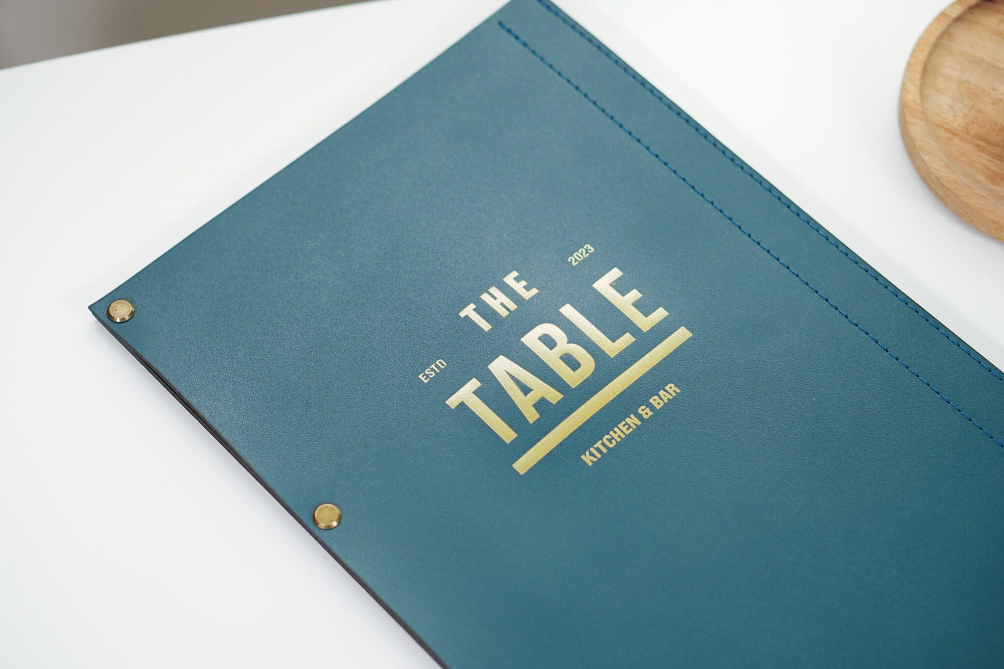 Menu Board, Leather Menu A4/US Letter, A5/US Half-letter, Leather Menu ...