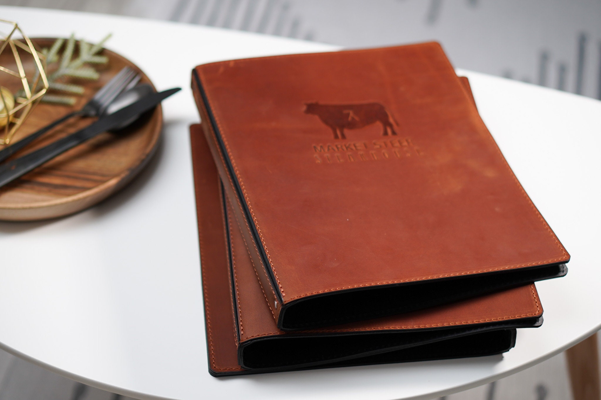 Letter Size Binder Menu Holder, Custom Menu Cover A5/US Half-letter ...