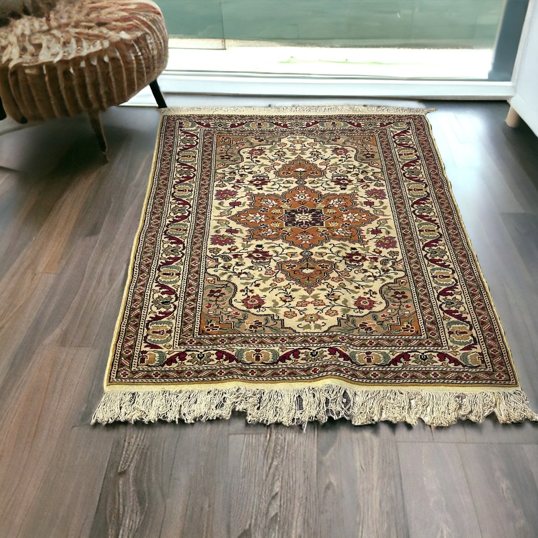 Rare Antique Wool Rug, Bring Home a Piece of History From the 1950s ...