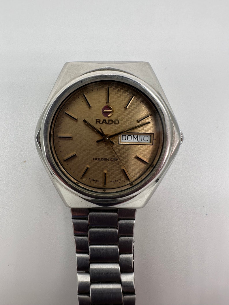 Vintage Rado Golden City Automatic Watch - Etsy