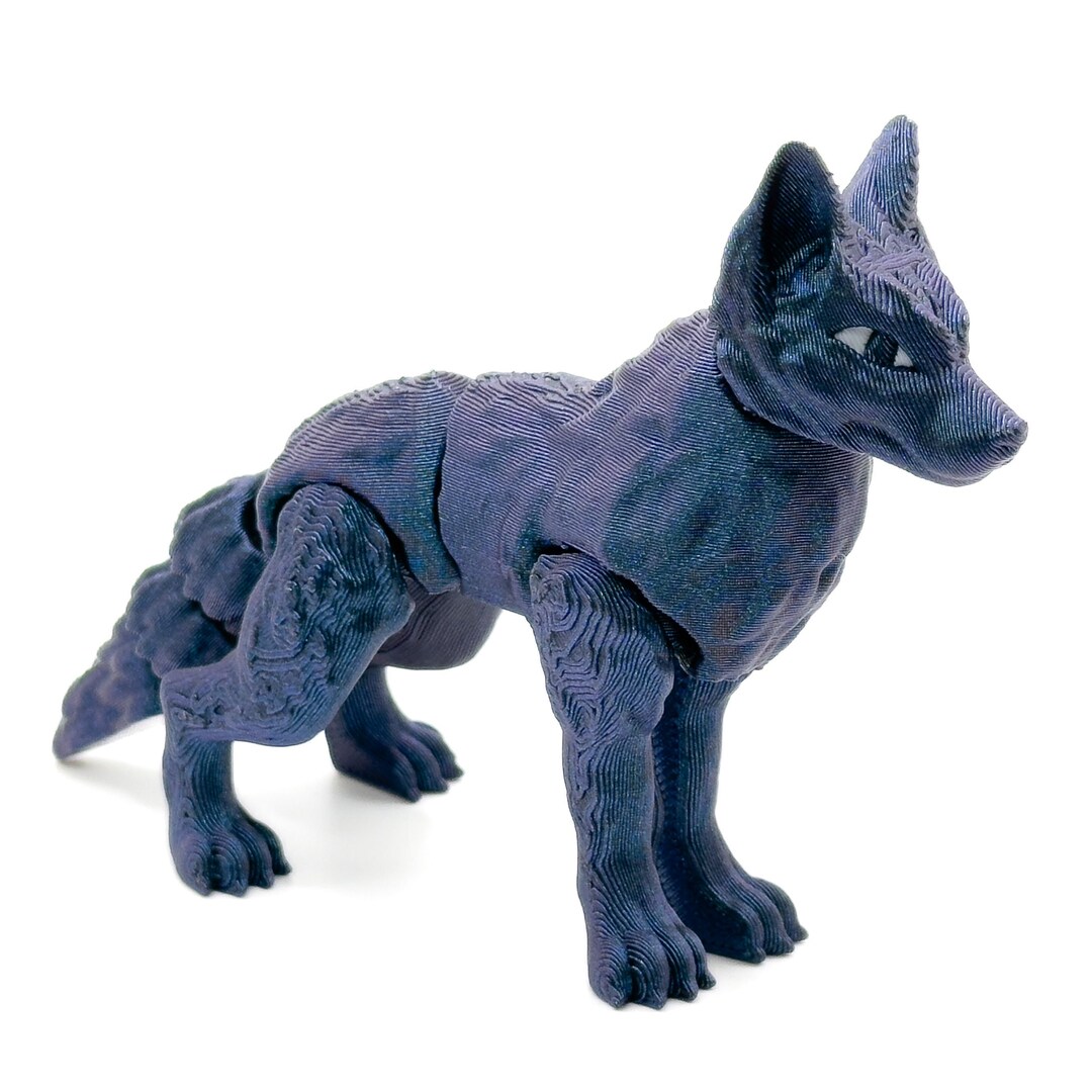 Cinderwolf - 3D Printed, Articulated Wolf - Etsy