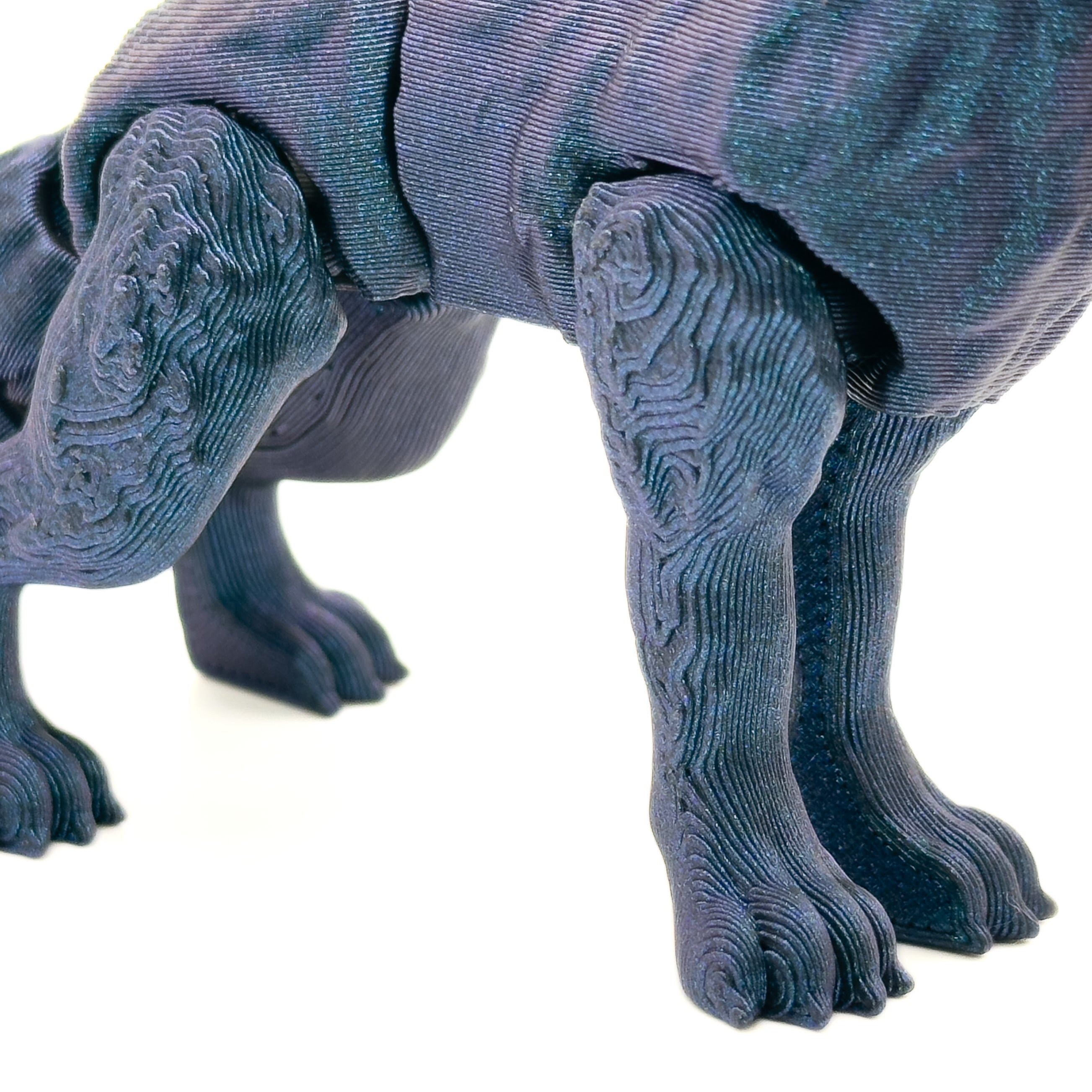 Cinderwolf - 3D Printed, Articulated Wolf - Etsy