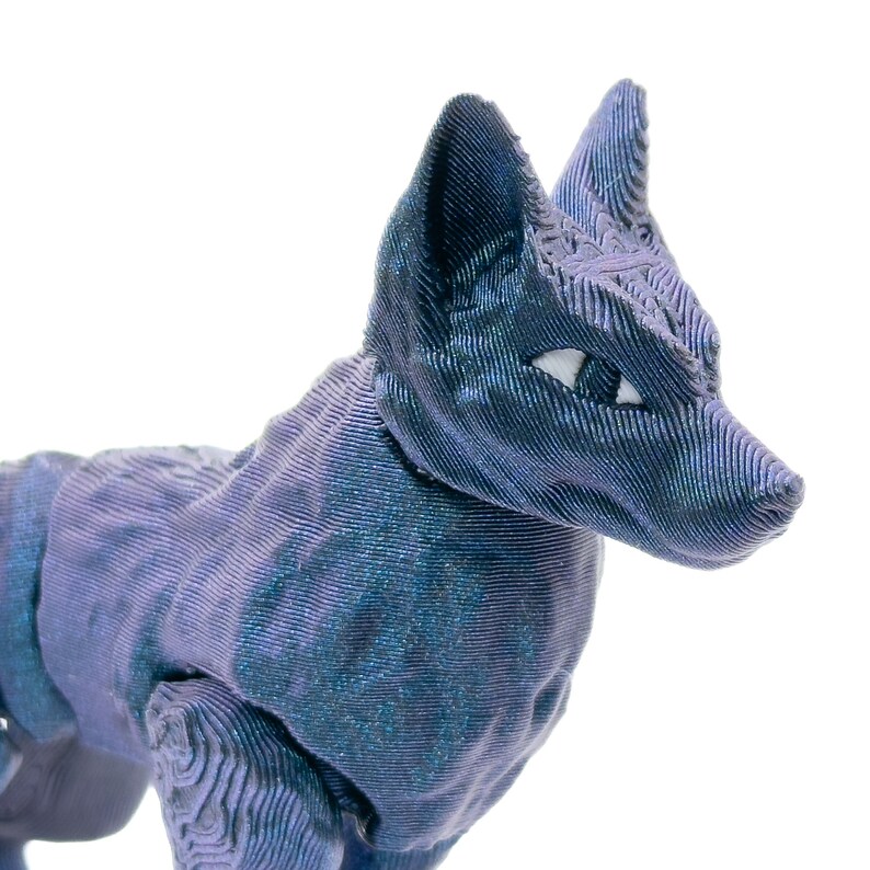 Cinderwolf - 3D Printed, Articulated Wolf - Etsy
