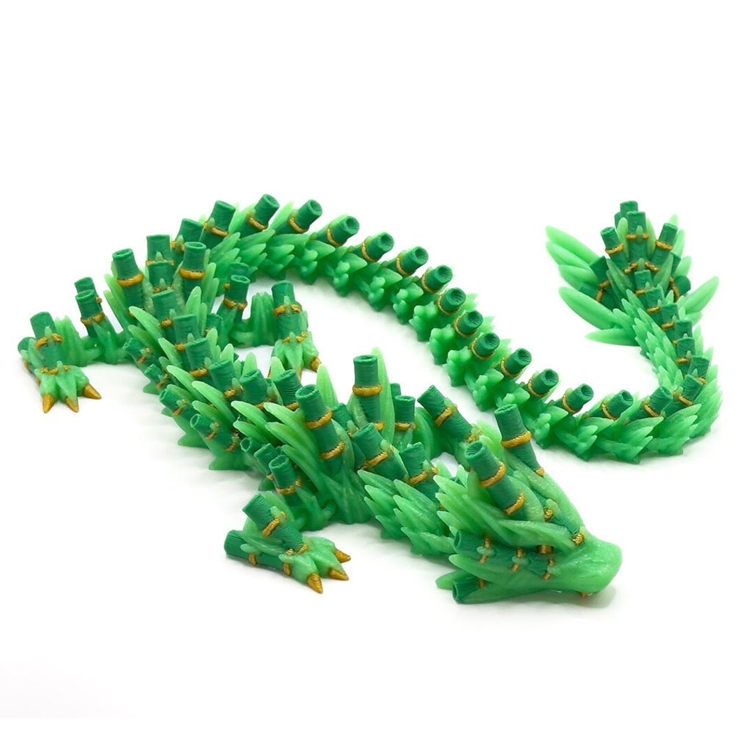 Bamboo Dragon - 3D Printed Dragon - Etsy