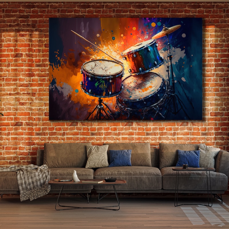 Drum Wall Art - Etsy