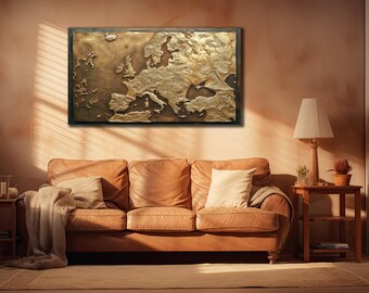 World Map Canvas Art, Old World Map, Old World Map Art Canvas, Map ...