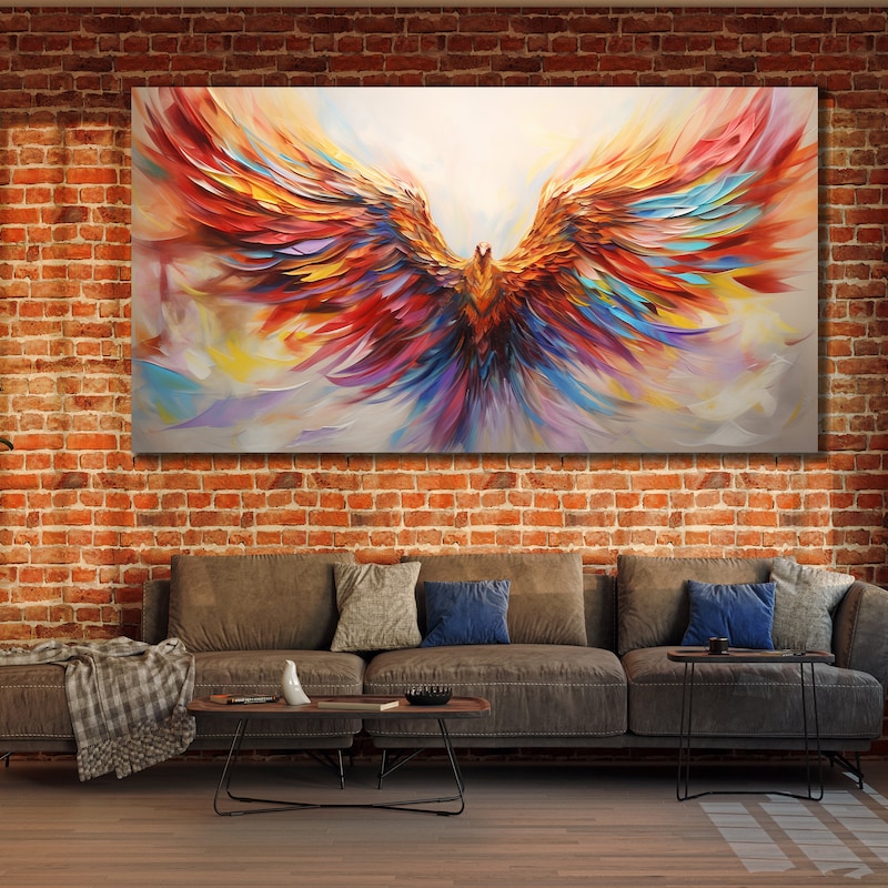 Phoenix Bird Art - Etsy