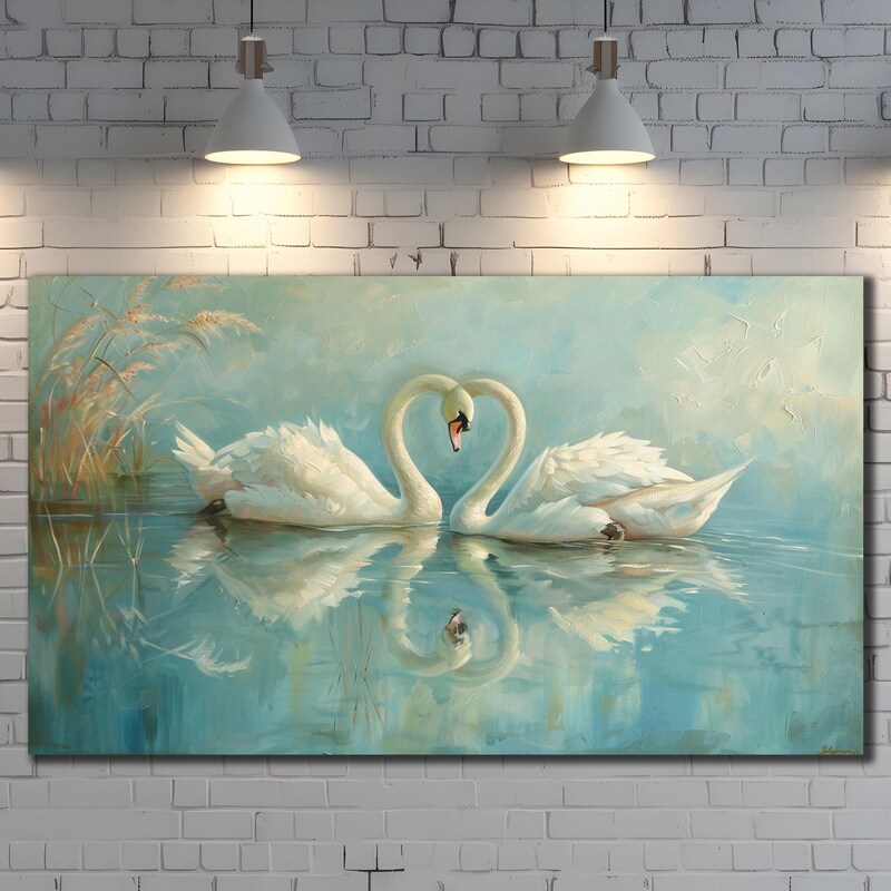 Swan Print - Etsy