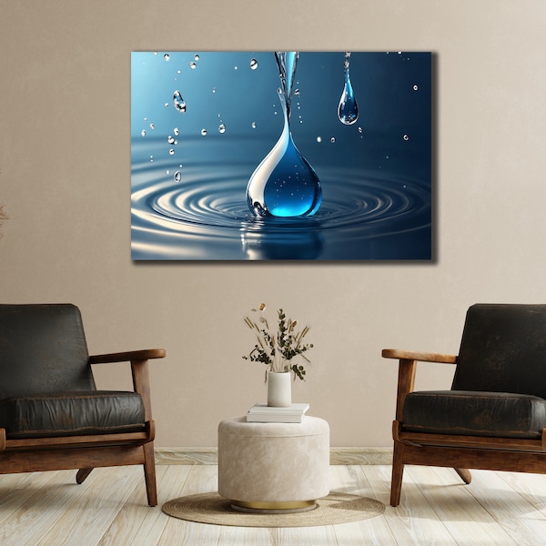 Water Splash Wall Art - Etsy