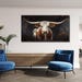 Texas Longhorn Cow Canvas Print: Rustic Animal Wall Art - Etsy