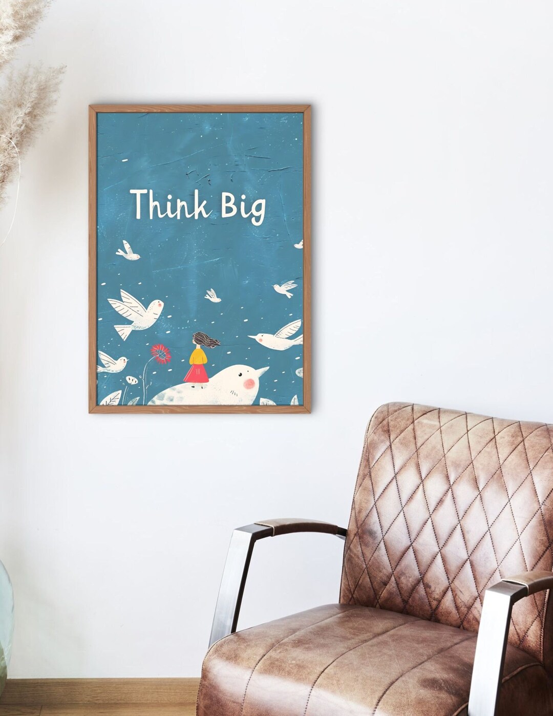 Think Big Inspirational Poster - Etsy