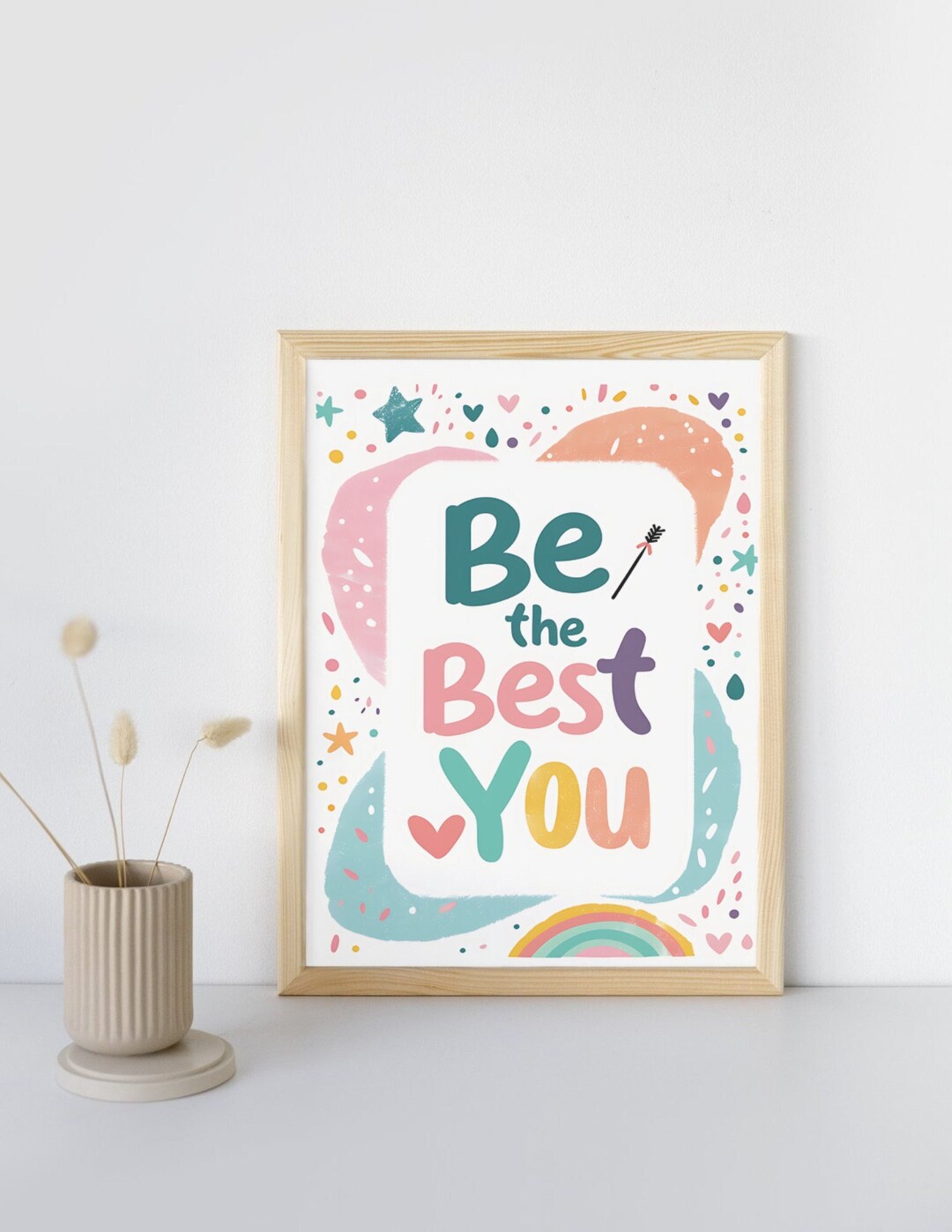 Be the Best You Motivational Wall Art Print for Kids and Teens - Etsy