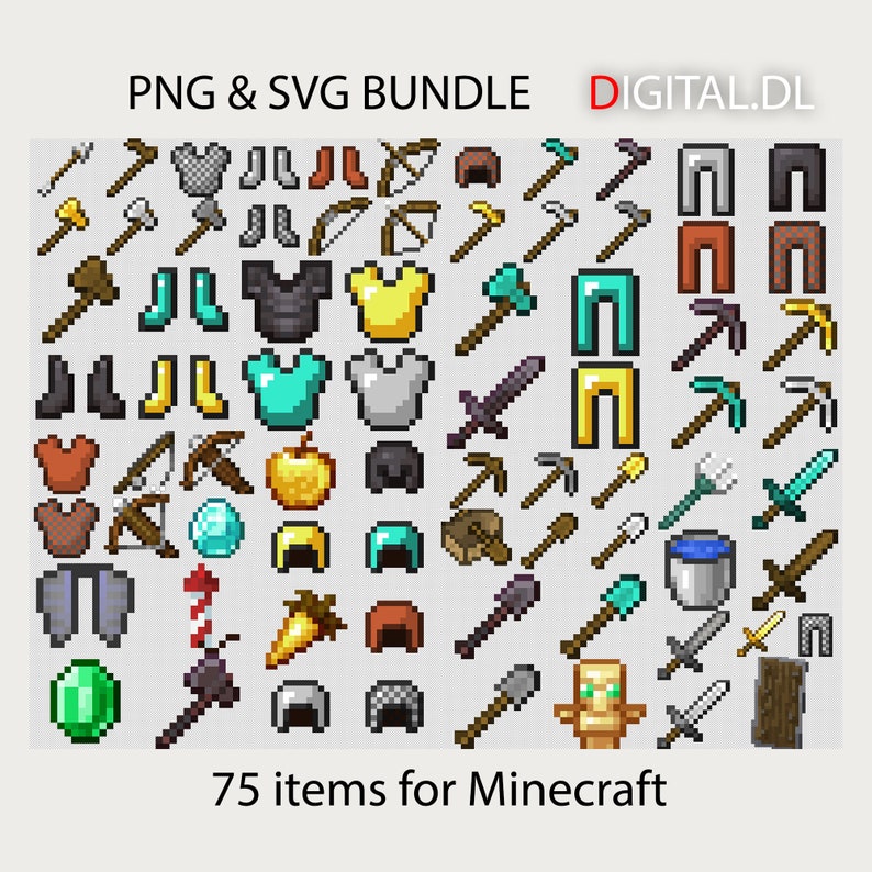 Minecraft PNG for a Gift, Create Custom Character, Minecrafter Gift for ...