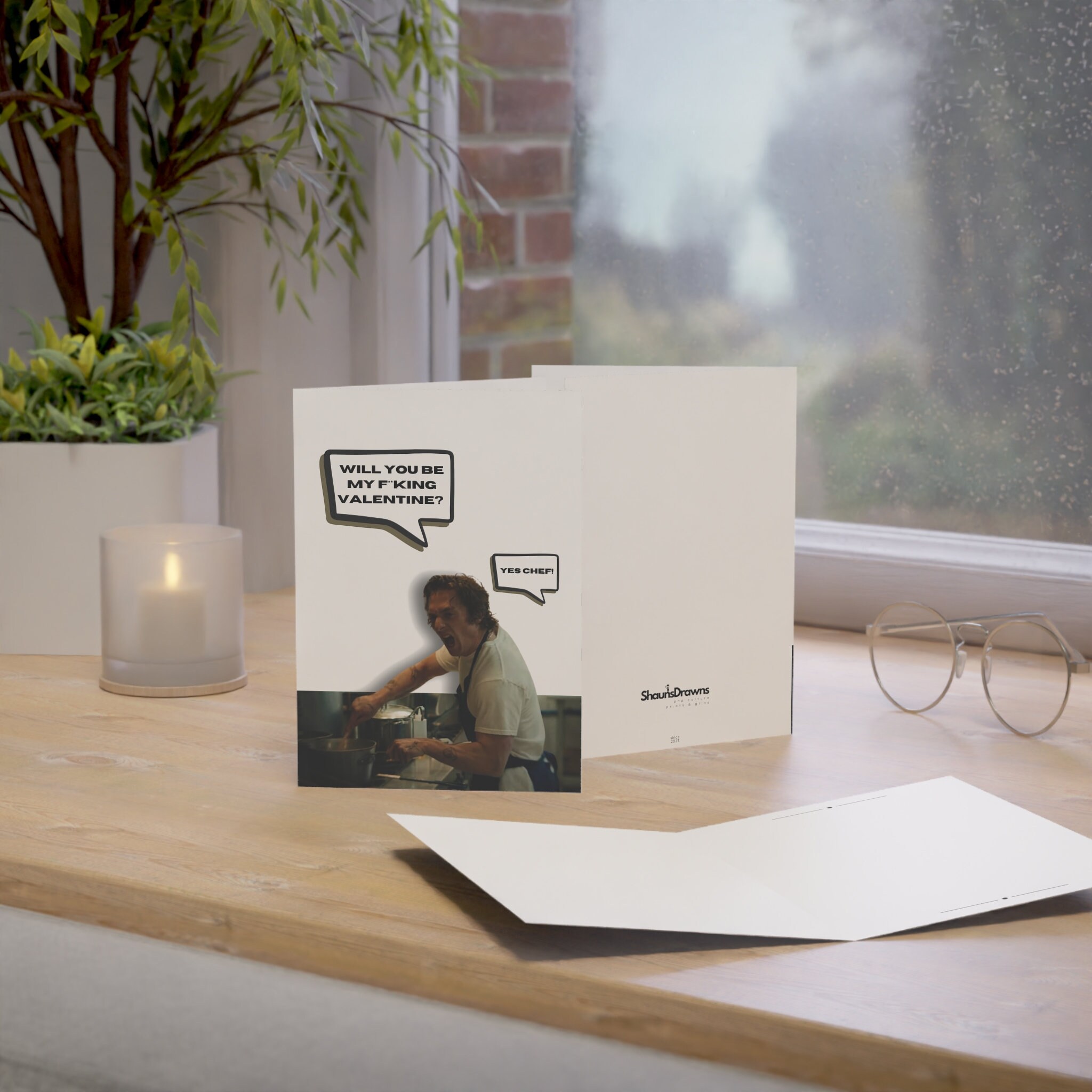 The Bear, Jeremy Allen White Valentines Day Card | Funny Greeting Card ...