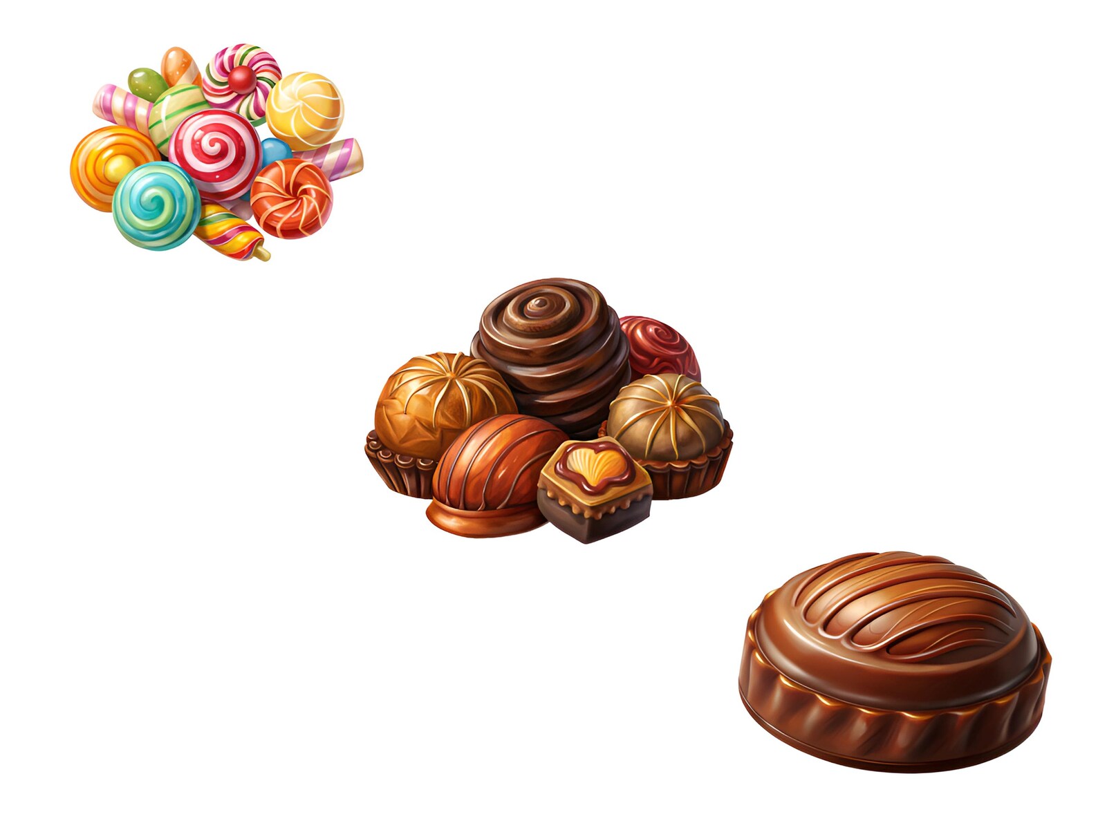 Candy Clipart, Candy Cane Clipart, Pastel Candy Clipart, Candy Clipart ...