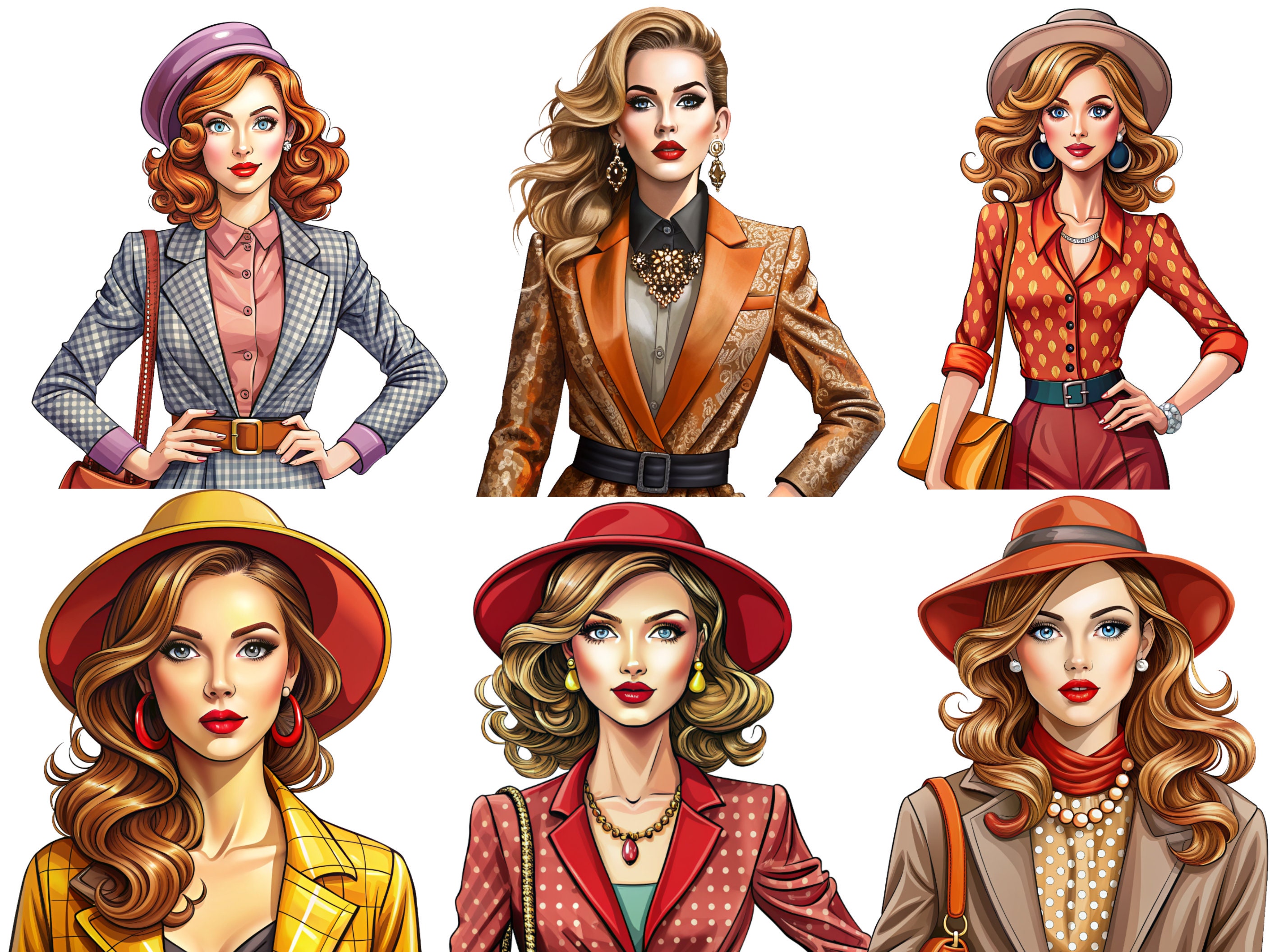 Fashion Girl Clipart, Fashion Clipart, Beautiful Girls Clipart ...