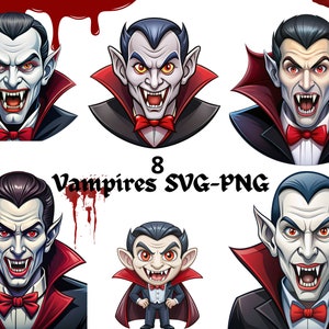 Vampire Sticker. Vampires SVG Collection. Graphics. Cute Vampire ...