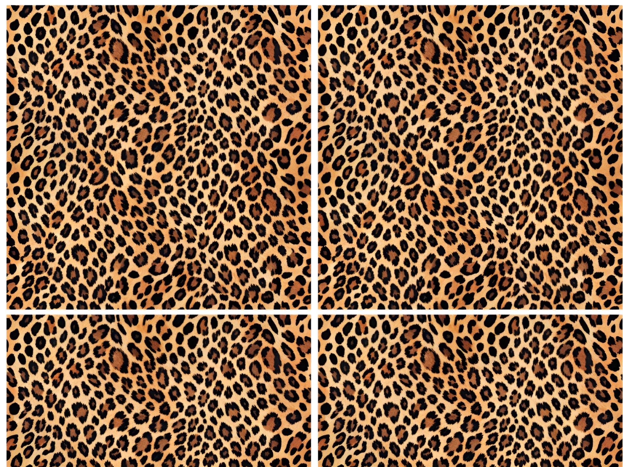 Leopard Seamless Pattern. Leopard Print Seamless Pattern. Digital Paper ...