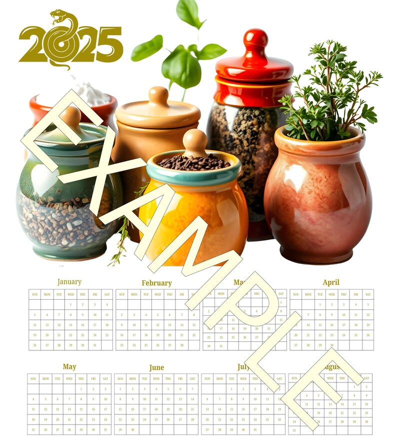 Kitchen Calendar 2025, Vertical Calendar, Wall Calendar 2025, Calendar ...