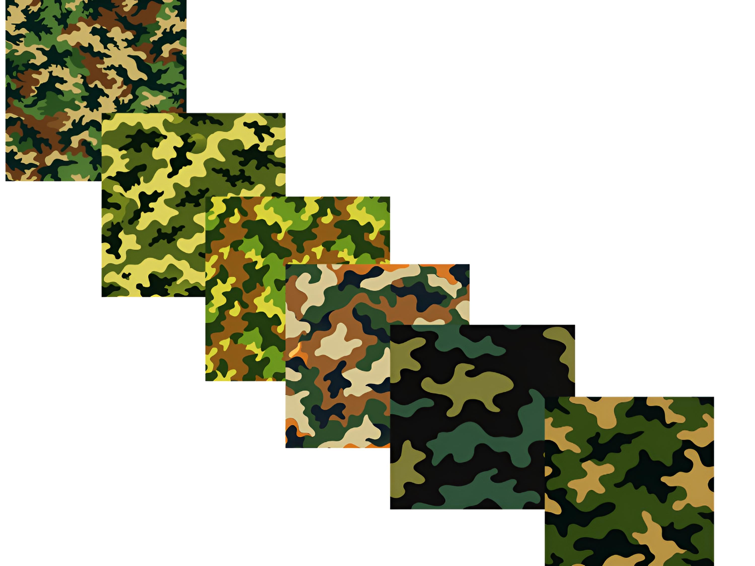 Army Camouflage Digital Paper: Seamless Military Patterns (11 PNG) - Etsy