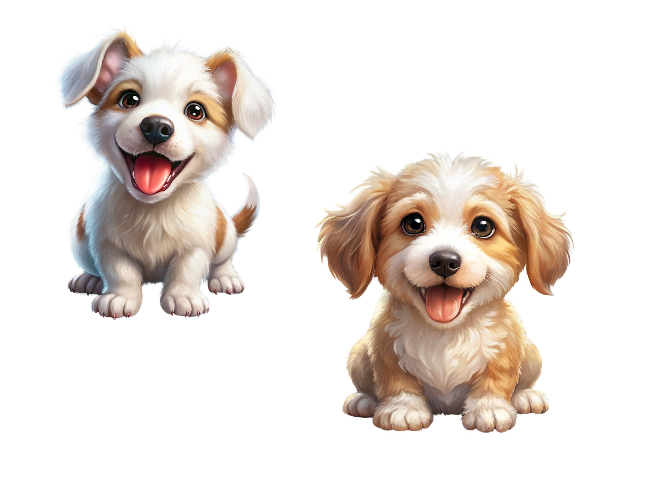 Funny Puppy Clipart, Puppy Clipart, Dog Clipart, Animal Clipart, Cute ...