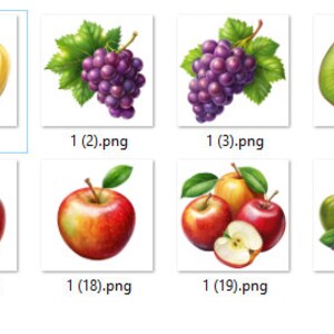Fruits Clipart 20 PNG, Gardening Clipart, Apple Clipart, Watermelon ...